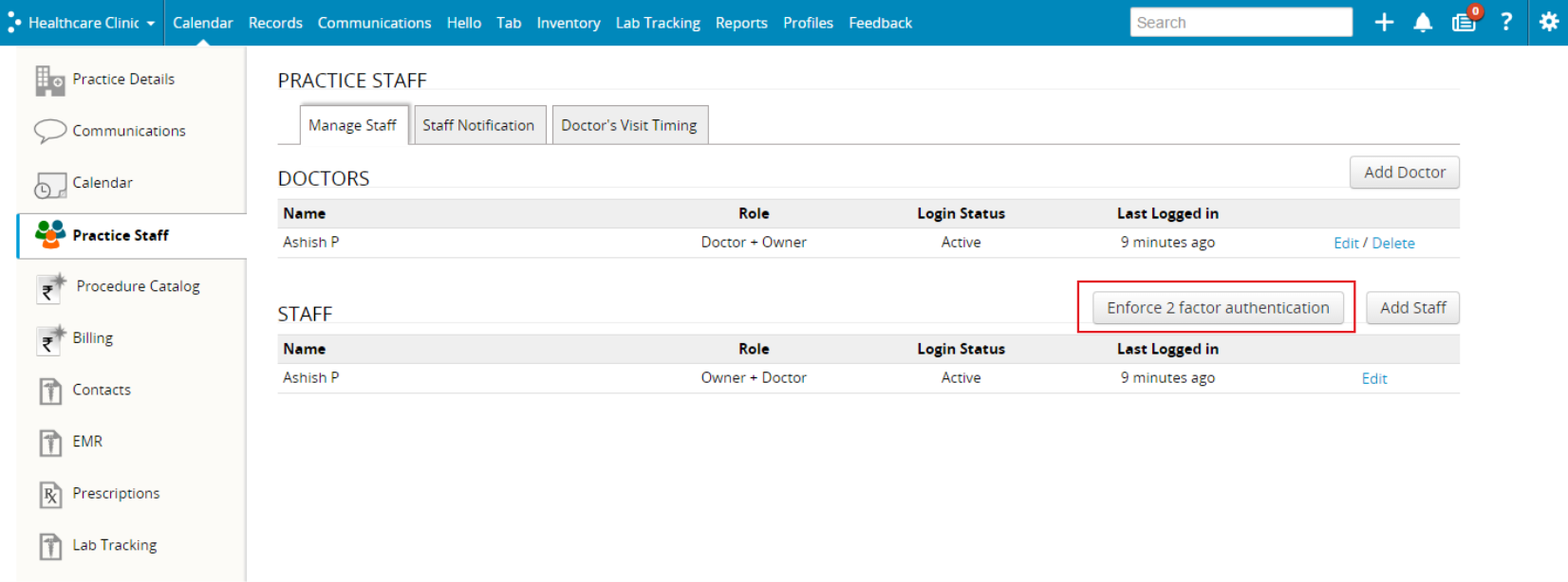 All about two-factor authentication – Practo Help