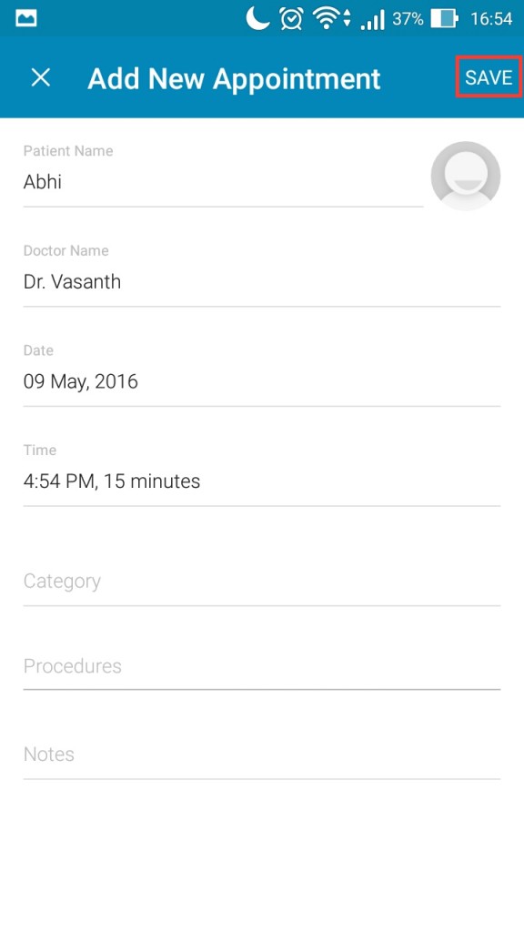 Adding Appointment in Ray App – Practo Help