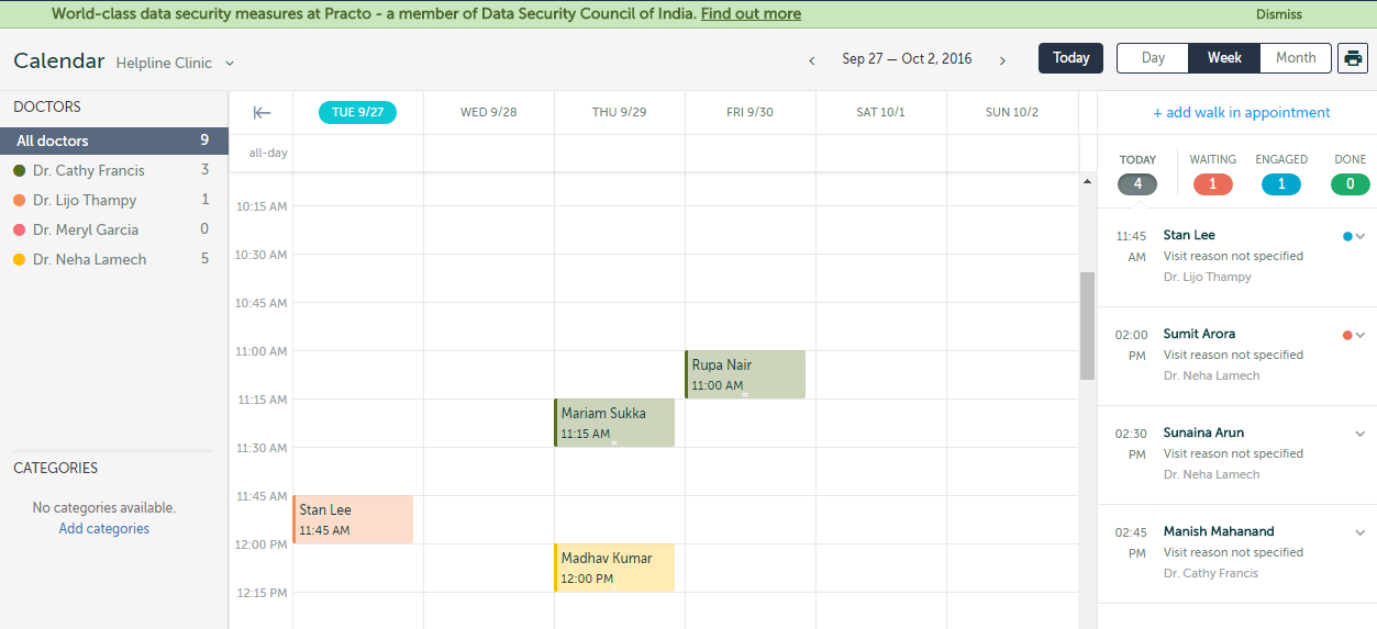 Adding an Appointment – Practo Help