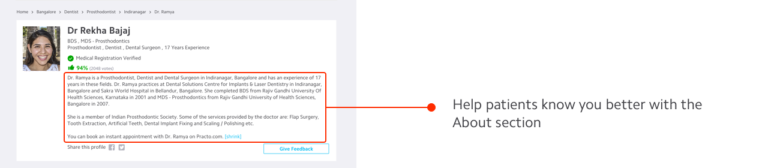 Practo Profile Guidelines for Practice Managers & Doctors – Practo Help